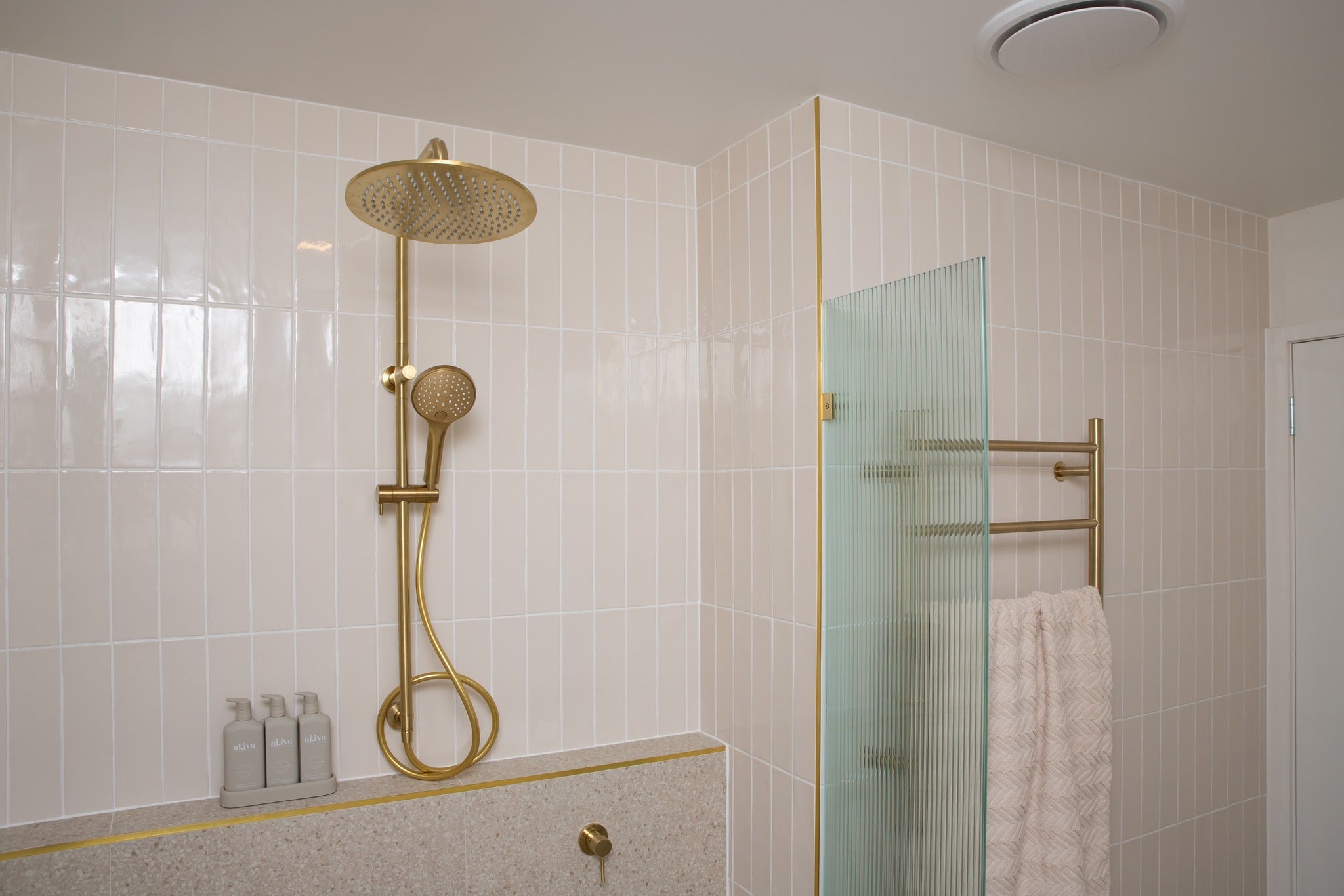 Frameless Fluted Shower Panels – Flat Hill Bath Tile & Design